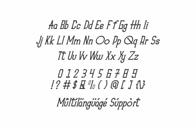 Type Old Vintage Font By NihStudio