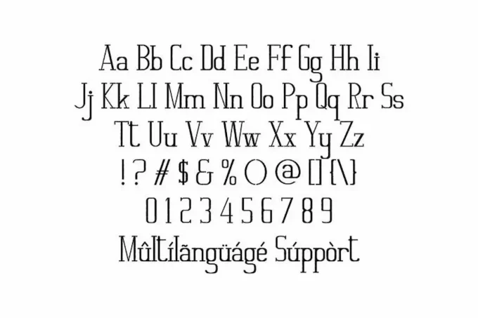 Moderate Serif Font By NihStudio