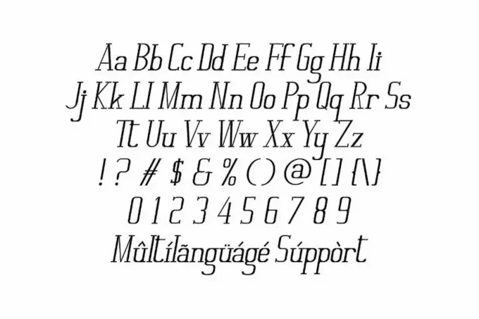 Moderate Serif Font By NihStudio