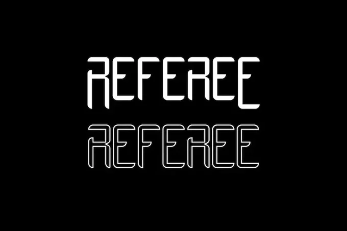 Referee Font By NihStudio