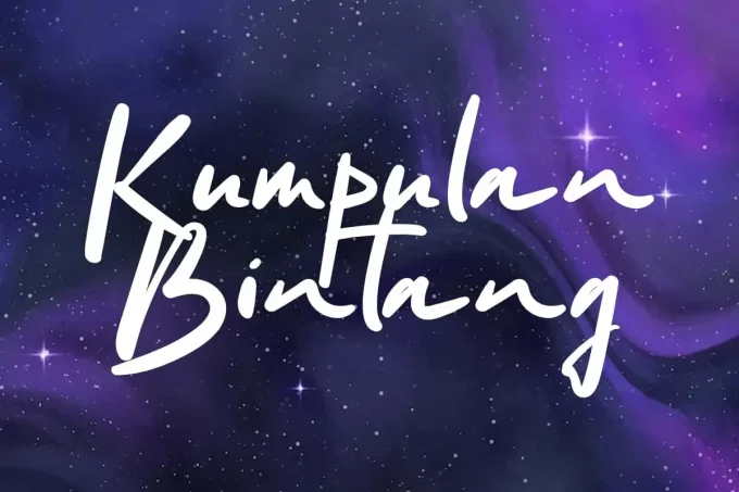 Kumpulan Bintang Font By NihStudio