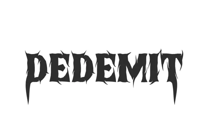 Dedemit Font By NihStudio