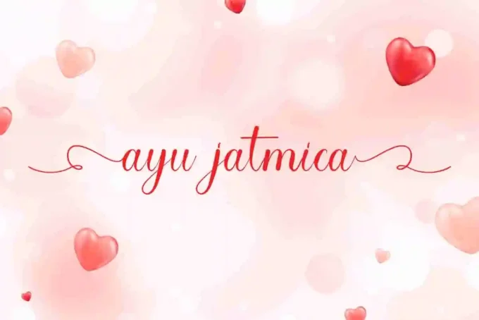 Ayu Jatmica Font By NihStudio