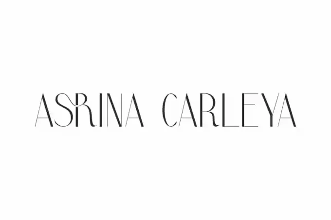 Asrina Carleya Font By NihStudio