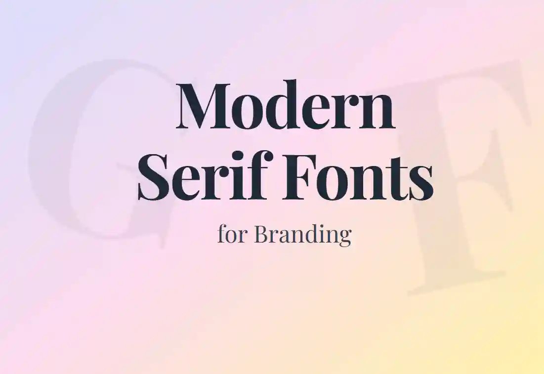 Modern serif fonts for branding - NihStudio