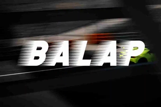 Balap Font By NihStudio